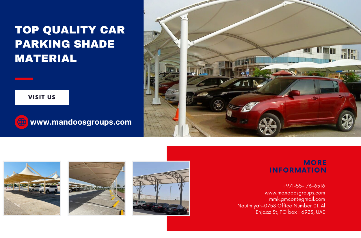 Top Quality Car Parking Shade Material - Al Mandoos Group